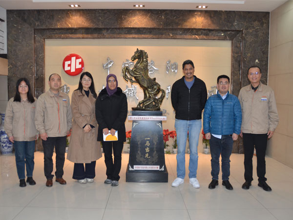 CECC China and Moroccan customers visited CIC for ball mill cooperation ...
